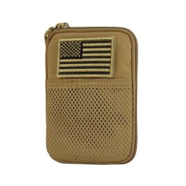 Sharp Edge Condor Pocket Pouch w/US Flag Patch - Coyote Brown