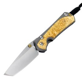 Sharp Edge Chris Reeve Large Sebenza 31 Box Elder Burl Wood Inlay w ...