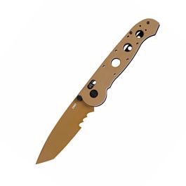 Sharp Edge CRKT M16-14XD Tanto Crossbar Lock Desert Tan Grivory w/Veff ...