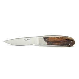 Sharp Edge Cedric Pannell Medium Drop Point Hunter w/Wild Olive Wood Handle