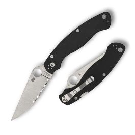 Sharp Edge Spyderco Military 2 Compression Lock Black G10 w/Satin ...